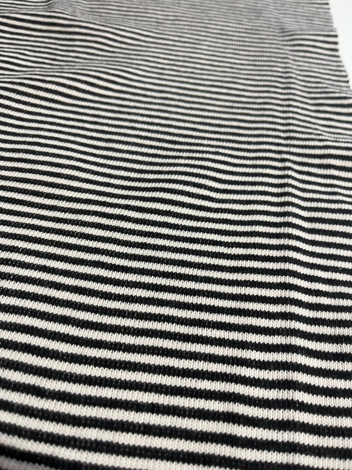 BASILE 035 double jersey cotton stripe 2MM – Wasted Fabrics