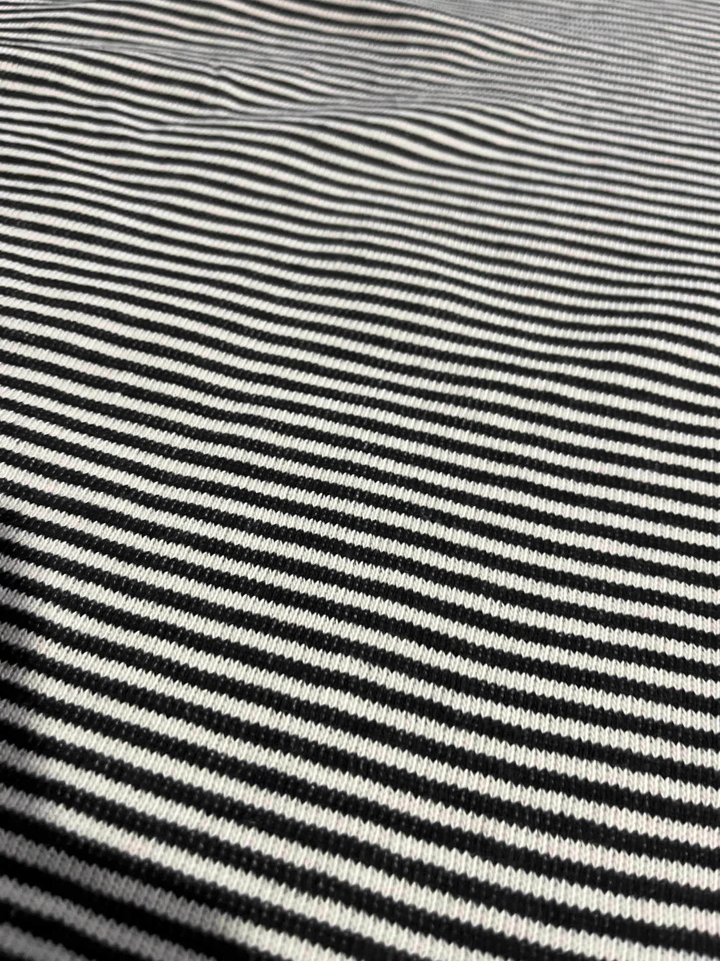 BASILE 035 double jersey cotton stripe 2MM – Wasted Fabrics